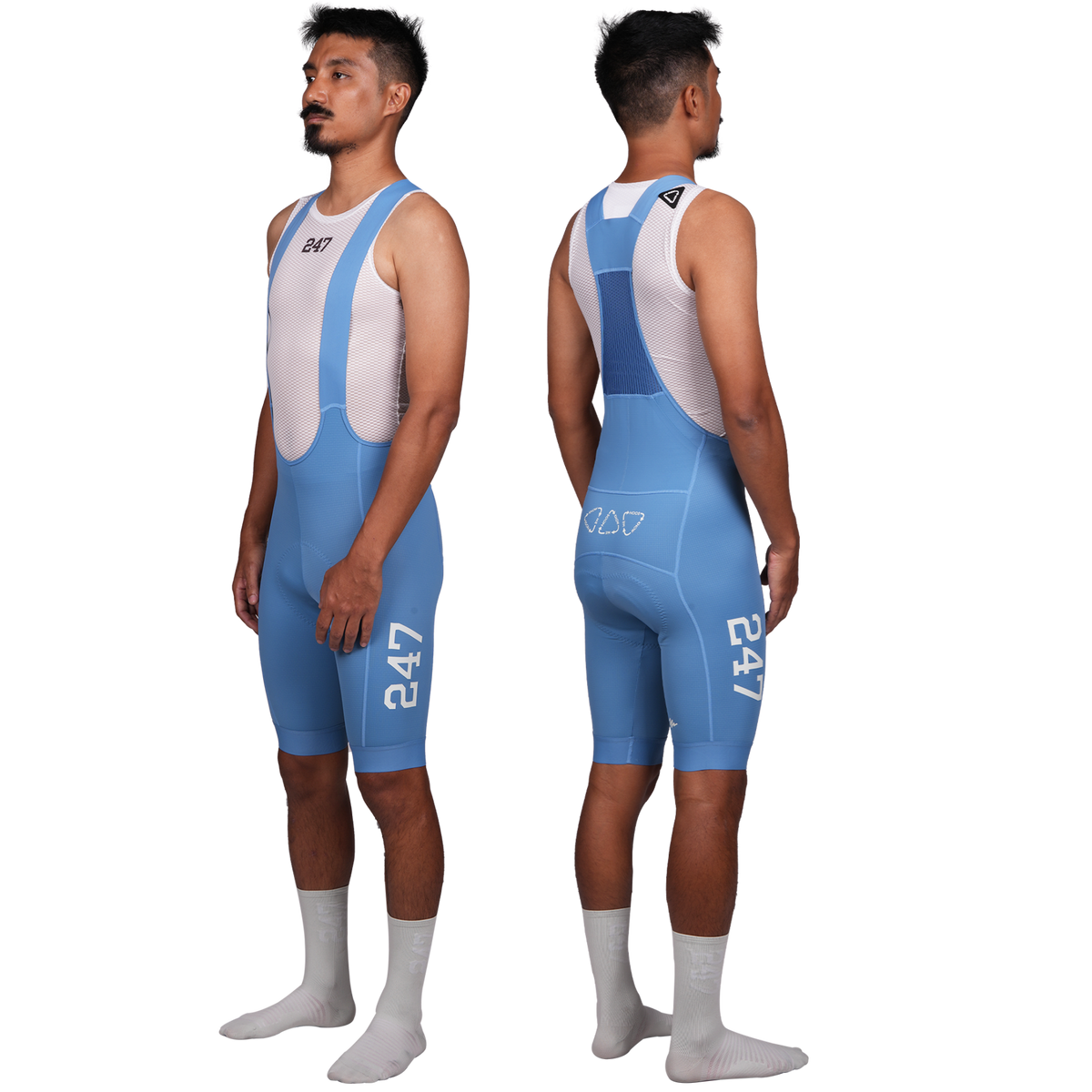 247 PRO BIB SHORTS MEN VODKA BLUE – 247KNOWMESOON