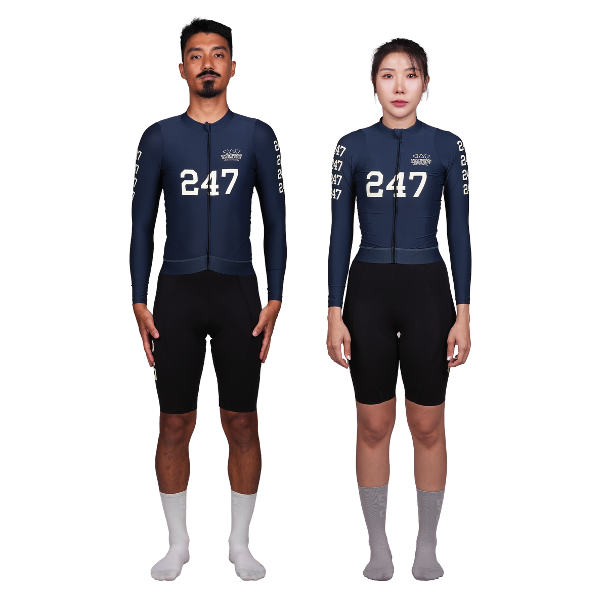 247 TECH LS JERSEY MIDNIGHT BLUE - – 247KNOWMESOON