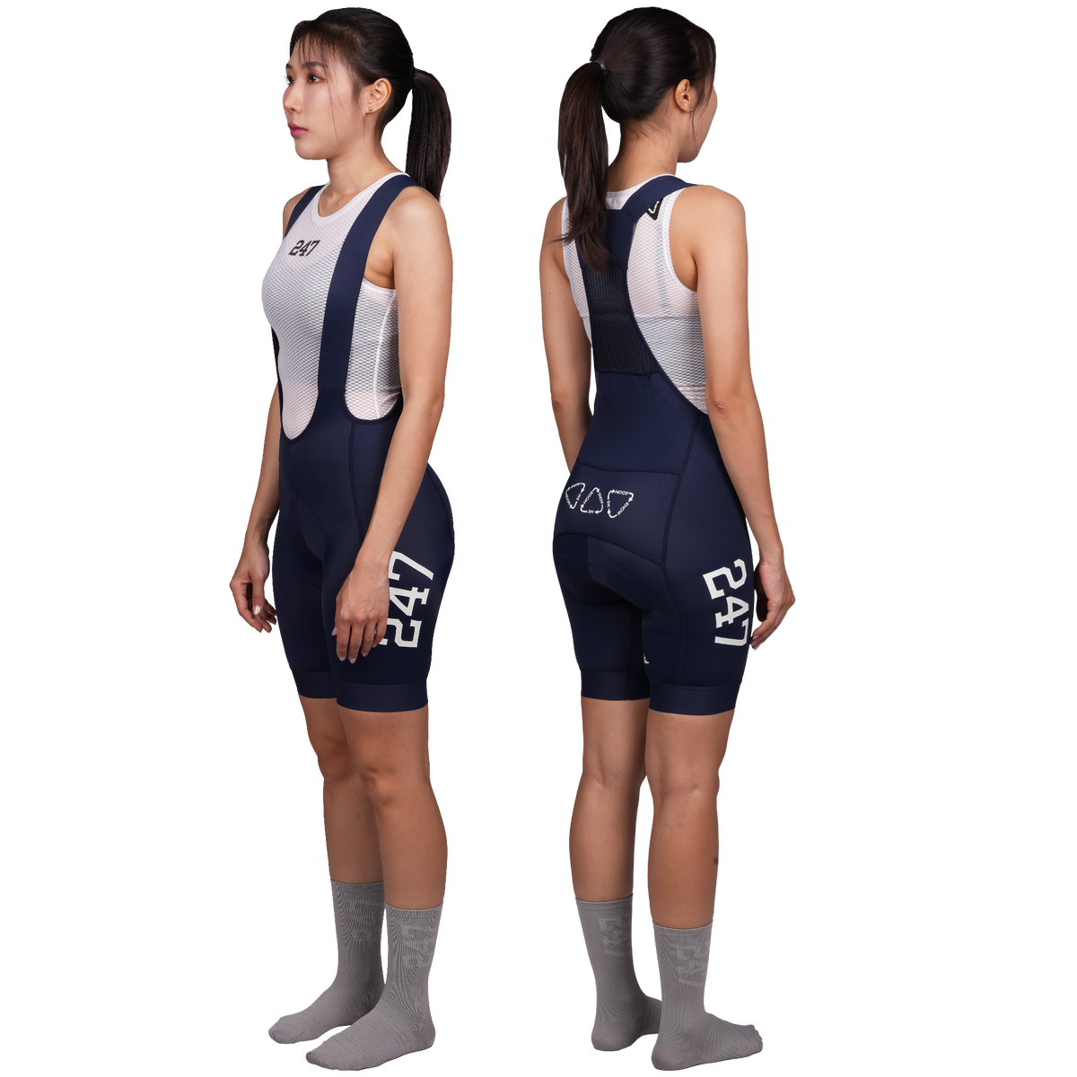 247 PRO BIB SHORTS WOMEN MIDNIGHT BLUE – 247KNOWMESOON